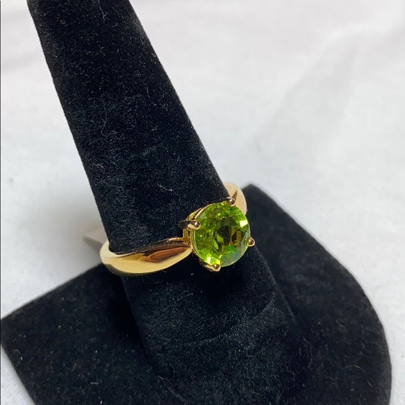JTV | Jewelry | Round Manchurian Peridot Ring | Poshmark